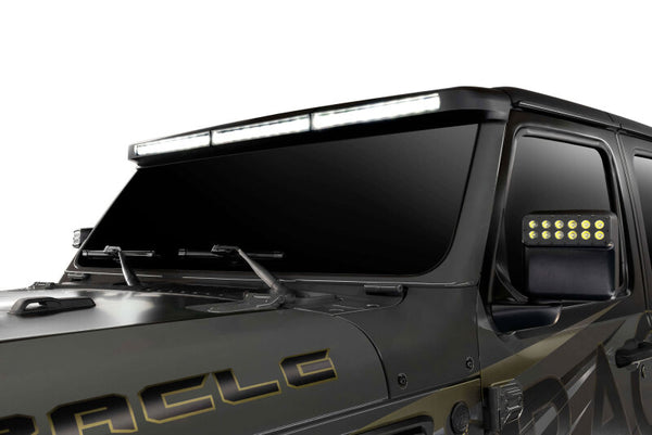 Oracle Jeep Wrangler JL/Gladiator JT Integrated Windshield LED Light B ...